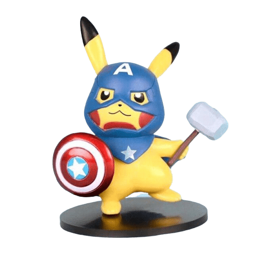 Captain America Pikachu Pokemon Figure | pokemon-shop.uk